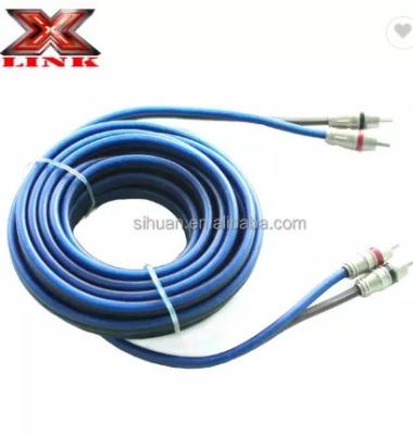 Κίνα Ακουοφιλή Twisted Pair OFC Car Audio Interconnect RCA καλώδιο 10m με μαλακό μπουφάν PVC προς πώληση