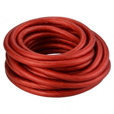 Cina SAE J1128 Standard 8AWG Cablo di alimentazione audio per auto rosso trasparente con certificato ISO9001 in vendita