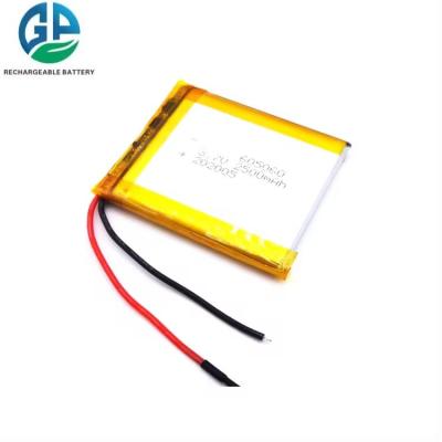 중국 KC 재충전 가능한 3.7v 리?? 폴리머 배터리 리온 리포 배터리 2500mAh 605060 판매용