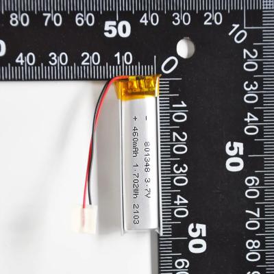 Chine Approuvé par le KC Lipo batterie 3.7V 460mah 801348 batterie polymère Li-ion batterie lithium batterie polymère à vendre