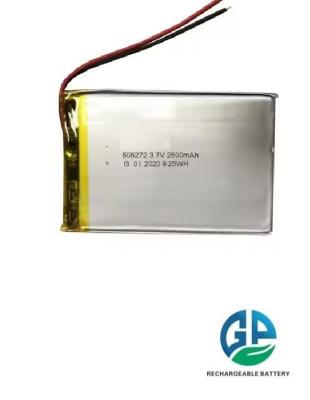 중국 고 용량 3.7V 리-폴리머 배터리 1S2P 14.8wh 3.7v 805050 4000mAh 4400mAh 4800mAh 리-이온 배터리 판매용