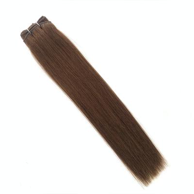 Chine 100 Rémy Cheveux humains cousus en tresses Double dessiné Blonde Russian Tresses extensions pour les cheveux à vendre