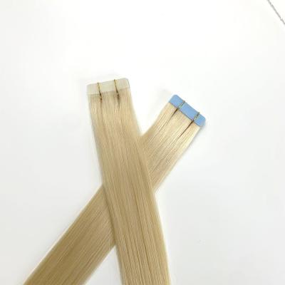 중국 유럽 두 번 당긴 러시아 인 머리 테이프 헤어 확장 염색 전 결합 스타일 판매용