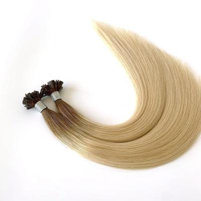 Chine Cheveux alignés à la cuticule à double traction Pré-liés Extensions de cheveux avec kératine italienne à vendre