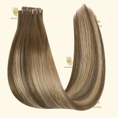 중국 트렌디 우수한 인간 머리카락 큐틸 Intact Virgin Russian Invisible Tape in Hair Extensions 판매용