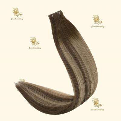 중국 트렌디 우수한 인간 머리카락 큐틸 Intact Virgin Russian Invisible Tape in Hair Extensions 판매용