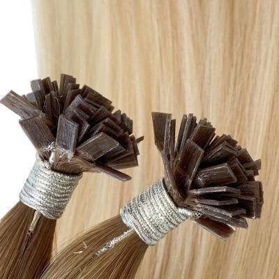 Chine États-Unis Rapport double dessiné Point plat Rémy Extensions de cheveux vierges cheveux humains à kératine droite à vendre