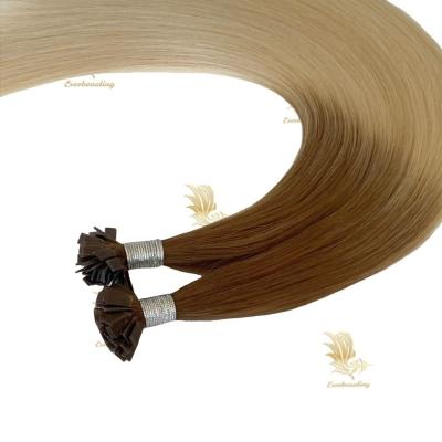 Chine États-Unis Rapport double dessiné Point plat Rémy Extensions de cheveux vierges cheveux humains à kératine droite à vendre