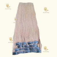 Quality Straight Style 100% Russian Human Remy Clip on Hair Extensions with Pre-Bonded Clips for sale