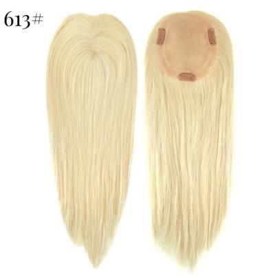 Chine 16 pouces de cheveux blonds russes européens femmes mono topper avec paiement initial à vendre