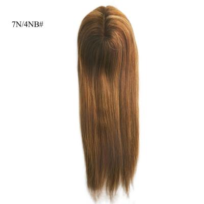 Κίνα Remy Hair Ανθρώπινα μαλλιά Mono Topper για γυναίκες με λεπτό μαλλί 0,300kg Πακέτο Ακαθάριστο βάρος προς πώληση