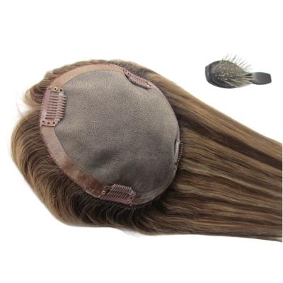 Κίνα Remy Hair Ανθρώπινα μαλλιά Mono Topper για γυναίκες με λεπτό μαλλί 0,300kg Πακέτο Ακαθάριστο βάρος προς πώληση