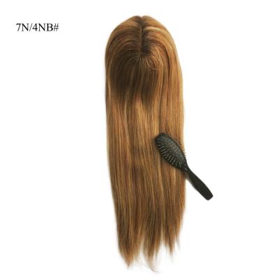 Κίνα Remy Hair Ανθρώπινα μαλλιά Mono Topper για γυναίκες με λεπτό μαλλί 0,300kg Πακέτο Ακαθάριστο βάρος προς πώληση
