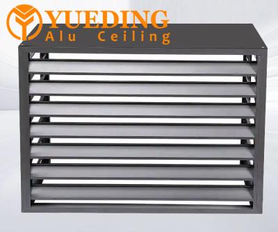 China Aluminum Air Conditioner Louver Air Conditioner Protective Cover Fireproof for sale