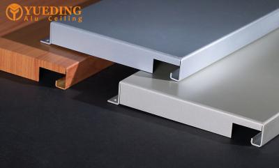 China Hook On Aluminum Ceiling Panels Metal False Ceiling Tiles For Commercial Building for sale