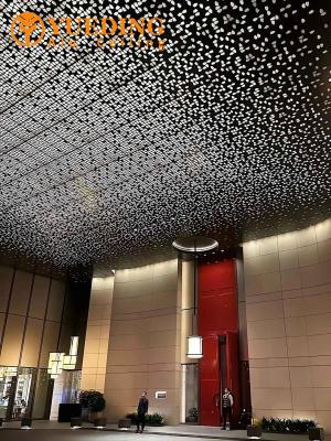 China 3d Slats Perforated Aluminum Wall Cladding Panel Interior Exterior Facade Panel for sale