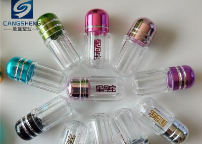 中国 金属の帽子5g ISO9001が付いている単一のカプセルのプラスチックびん 販売のため