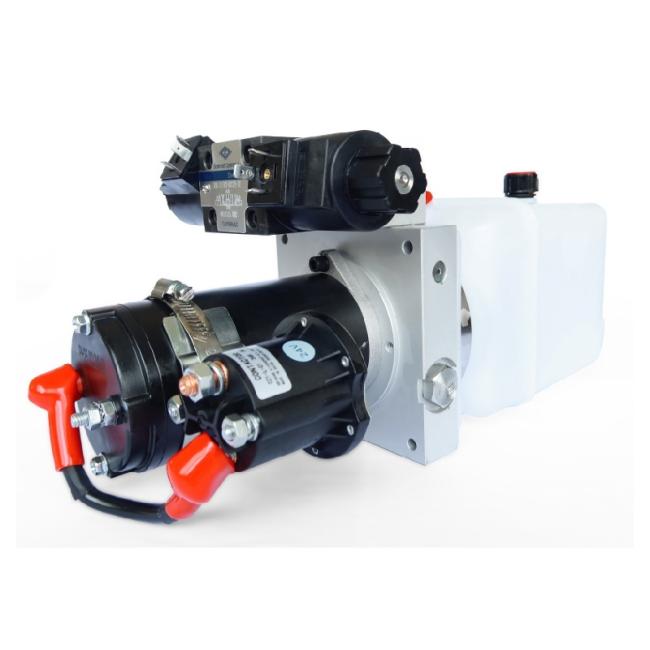 DC 24V Hydraulic Power Pack - Side View