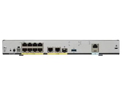 중국 1100 시리즈 8 포트 듀얼 GE WAN 이더넷 라우터 POE QoS SNMP 기능 모델 C1111-8P 판매용