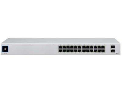China Switch 24 Ports Managed USW-24-POE with PoE Capability and 52Gbit/S Switch Capacity for sale