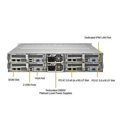 중국 슈퍼서버 7049P-TRT 32GB DDR4-3200 메모리 및 PM9A3/960G/110mm/M.2 NVME/1DWPD SSD 판매용