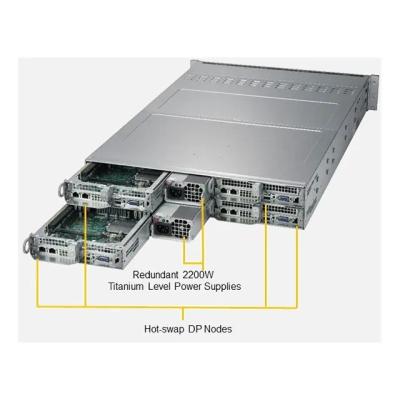 China SYS-7049P-TRT Intel 5220R 2U Rack Twin Server Stock con 32G de memoria y molde privado en venta