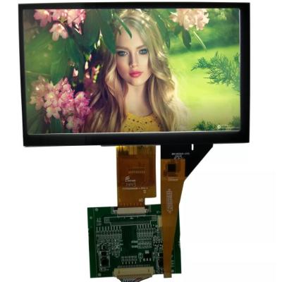 中国 7インチTFT LCDスクリーンIPS 430 Cd/M2 1024x600 LVDS RGB TLCM PCAP接触10ポイントの 販売のため