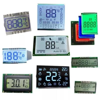 China 0.4mm 7 Segment Zwart-wit TN HTN FSTN Zwarte VA Segmentlcd Vertoning Te koop