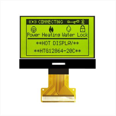 중국 하얀 측면 백라이트 HTG12864-20C와 128X64 그래픽 COG LCD 모듈 ST7567 판매용