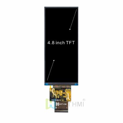 China 4.8 inch IPS wide temperature TFT LCD module display / 480x1120 dot matrix high resolution / color screen module / RGB interface / STM32 for sale
