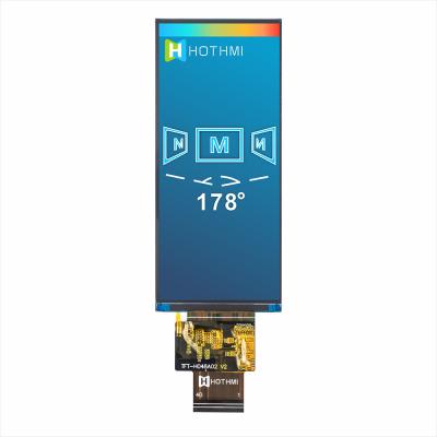 China 4.8 inch IPS wide temperature TFT LCD module display / 480x1120 dot matrix high resolution / color screen module / RGB interface / STM32 for sale