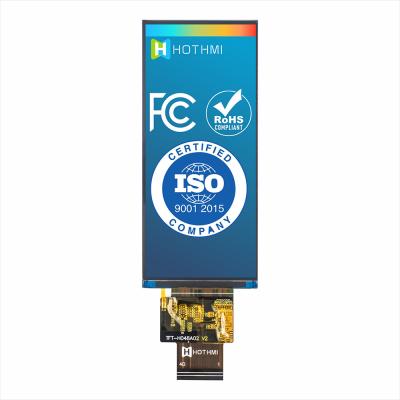 China 4.8 inch IPS wide temperature TFT LCD module display / 480x1120 dot matrix high resolution / color screen module / RGB interface / STM32 for sale