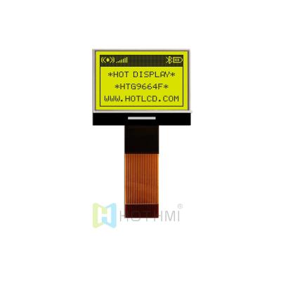 中国 1.1" 96×64 グラフィック COG LCD STN+ディスプレイ 黄色緑色のバックライトの3.0V アルデューノ ST7549 販売のため