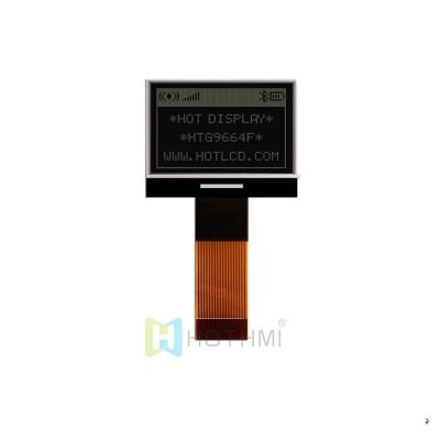 中国 1.1" 96×64 グラフィック COG LCD DFSTNディスプレイ 白色バックライト3.0V 白色テキスト 黒色バックグラウンド Arduino ST7549 販売のため