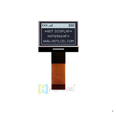 中国 1.1" 96×64 グラフィック COG LCD DFSTNディスプレイ 白色バックライト3.0V 白色テキスト 黒色バックグラウンド Arduino ST7549 販売のため