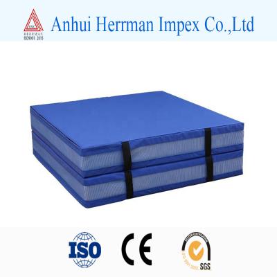 Cina Ginnastica pieghevole Mat Blue della schiuma di esercizio di forma fisica della palestra in vendita