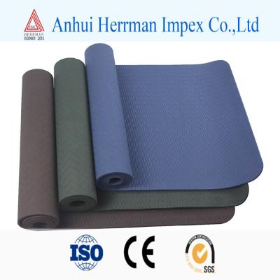 中国 有機性Ecoの友好的な天然ゴムYogamatは非Puの天然ゴムのヨガのマットを入れる 販売のため
