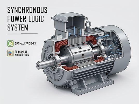 EPMG-100CU 100kW OEM ODM Permanent Magnet Motor Generator Structure