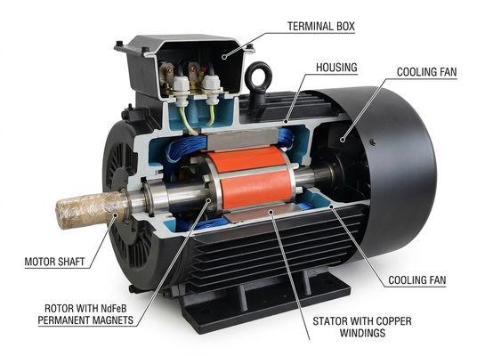 Permanent Magnet Motor Structure Diagram