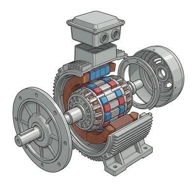 PMG-50CE Permanent Magnet Generator Structure Diagram