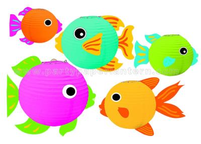 中国 美しい海洋のfishsは党ちょうちん、装飾的なちょうちんを形づけました 販売のため