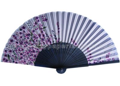 Cina Sakura ha stampato i fan tenuti in mano giapponesi con le costole di bambù per i partiti di festa in vendita