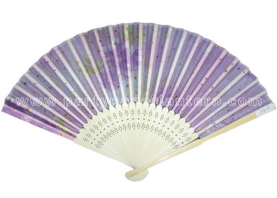 Chine Le style en pastel a imprimé le ventilateur traditionnel japonais, ventilateurs se pliantes de main de papier à vendre