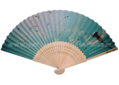 Chine La coutume vive de style a imprimé les ventilateurs se pliantes, souvenir élégant/épousant les ventilateurs tenues dans la main à vendre