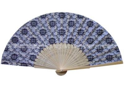 Chine Fleurissez les ventilateurs de papier imprimables de ventilateurs tenues dans la main décoratives imprimées par style pour l'usage quotidien à vendre