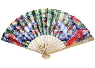 Cina Ventagli della carta del pappagallo del modello stampati trasferimento per il ricordo e la promozione in vendita