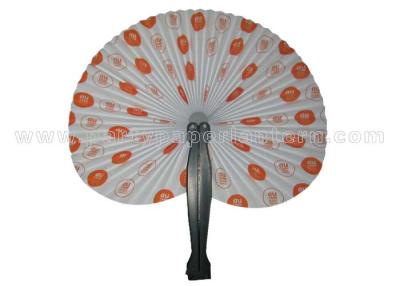 Cina Il ricordo ha annunciato i fan di carta stampati stile di logo/decorazioni di carta rotonde del fan in vendita