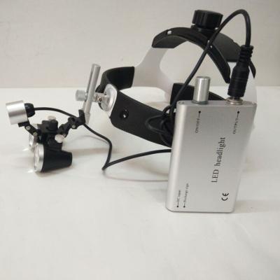 Cina La fascia Operatory dentario accende l'ingrandimento della lente di ingrandimento del LED 2,5 X 3.5X in vendita