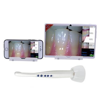 Cina 8 analizzatore orale dentario mega della macchina fotografica dello specchio di bocca dell'attrezzatura dentaria intra 3d con Wifi ed il bacino di carico senza fili in vendita