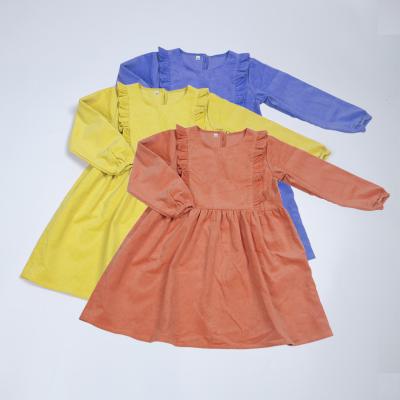 China De corduroy Prinses Dress Purple Color van de Stoffenboutique voor Huwelijkspartij Te koop